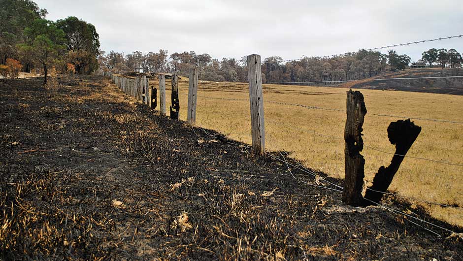 Destruction of Fence Caused by Bushfire | Ballarat Lawyers
